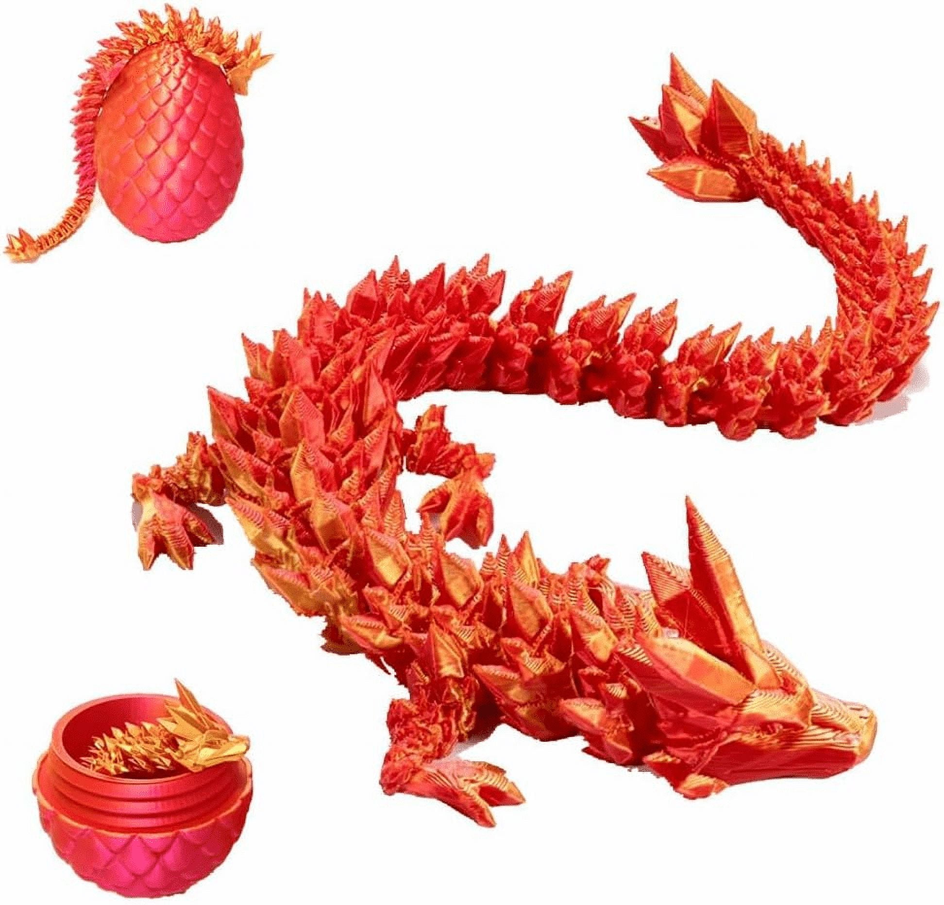 Surprise Dragon Egg Articulating Gemstone Dragon Fidget Toy - 3D ...