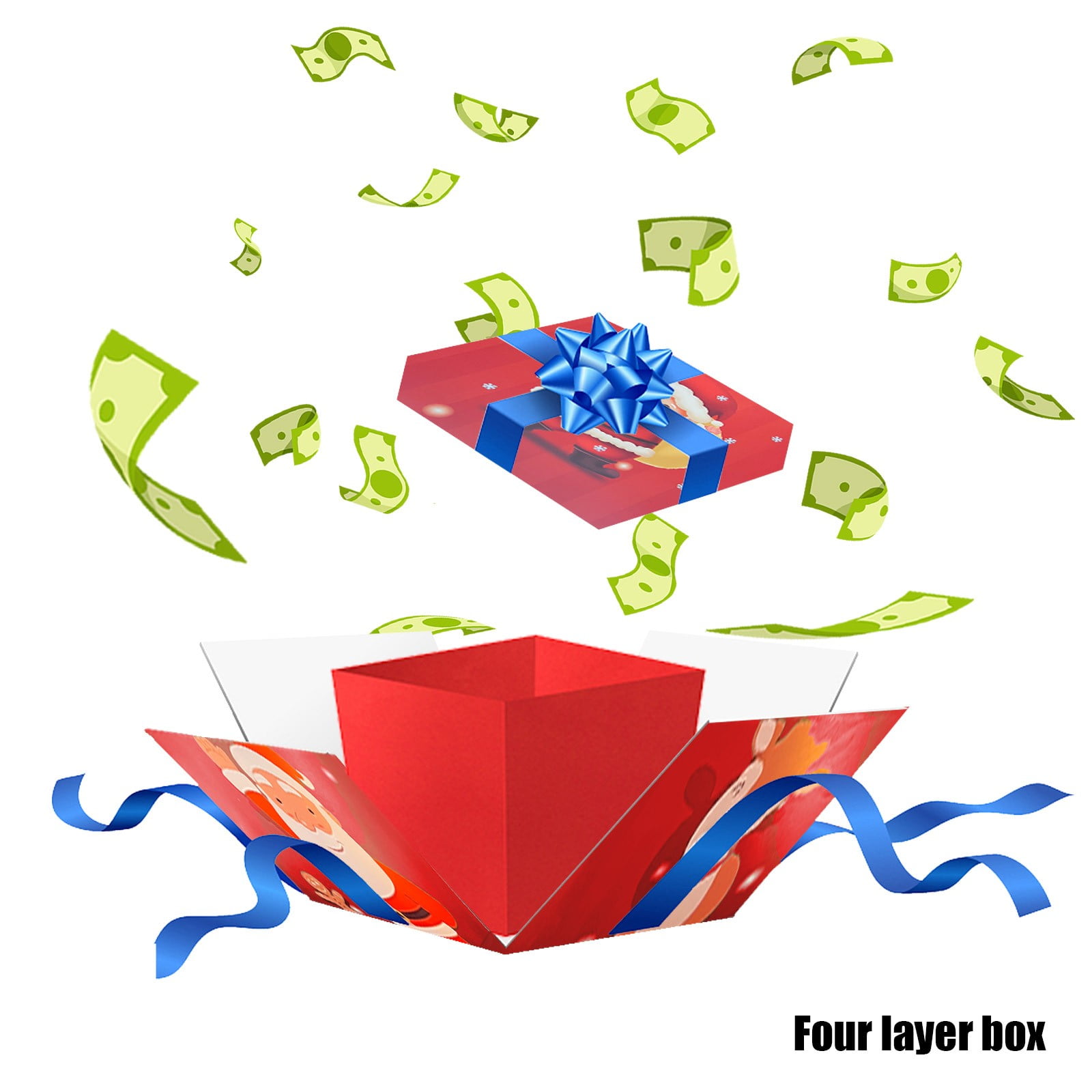 Surprise Explosion Box Diy Christmas Diy Surprise Gift Box Novelty ...