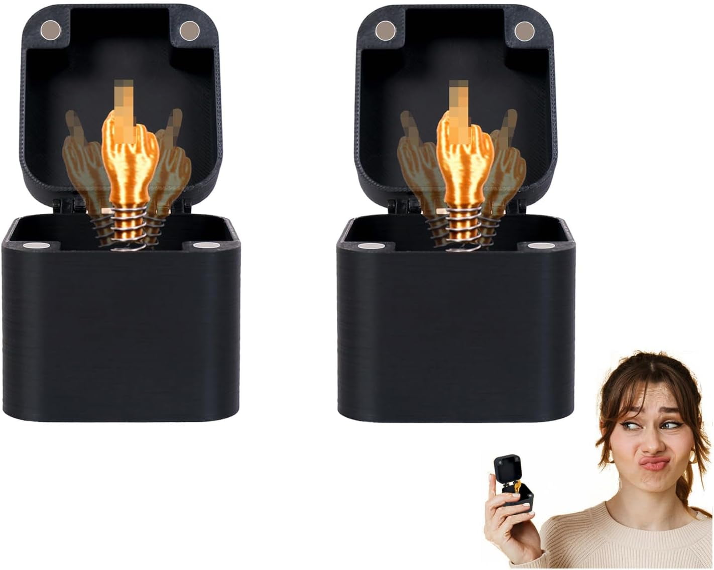 Surprise Finger Gift in a Box - Annoying Yet Fun Gag Gift. Spoof Hand ...