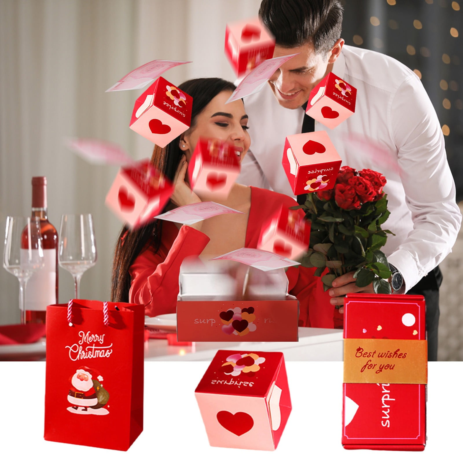 Surprise Gift Box for Birthdays & Holidays - Funny Pop-Up Present with ...