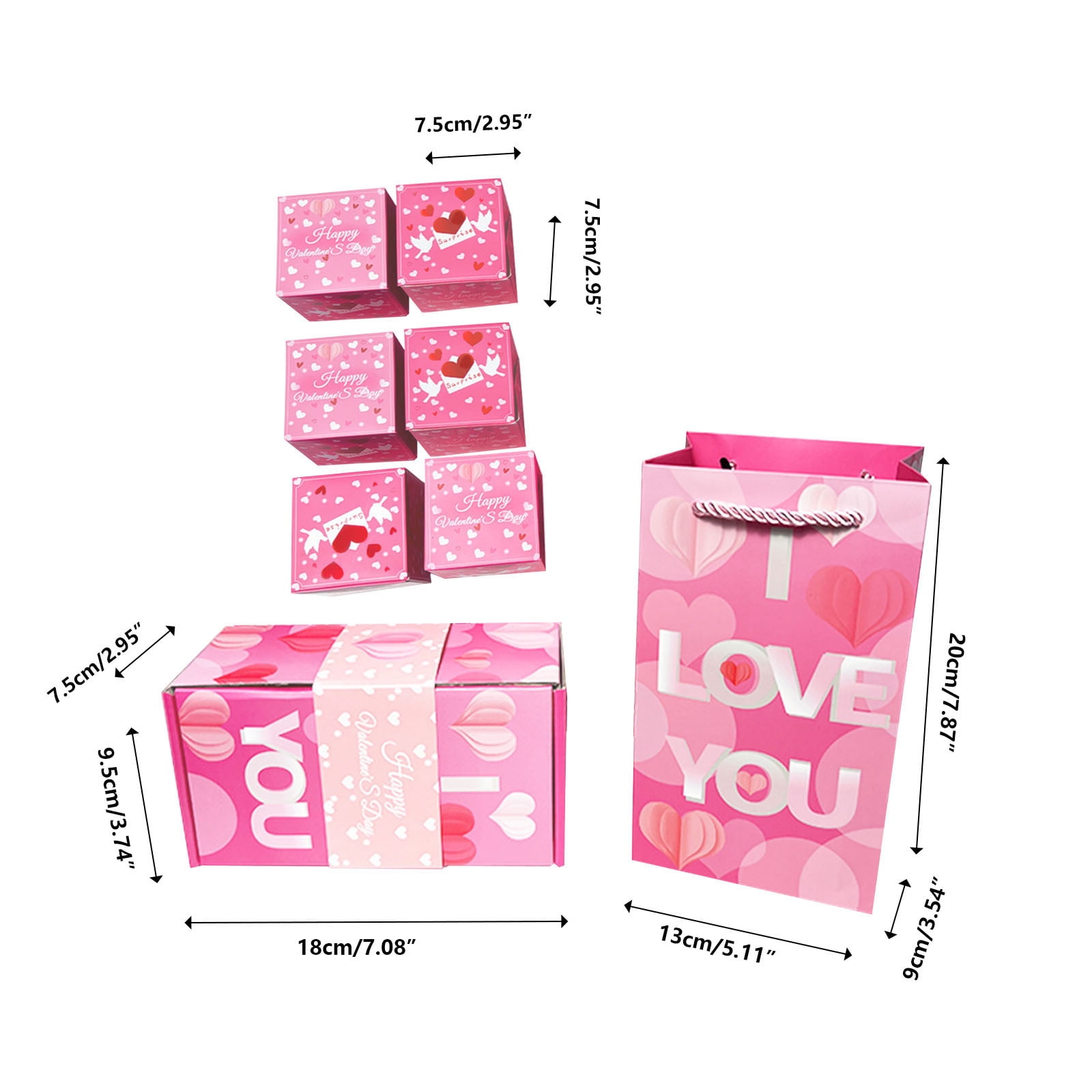 Surprise Gift Box Explosion - 2024 Valentine's Day Surprise Gift Boxes ...