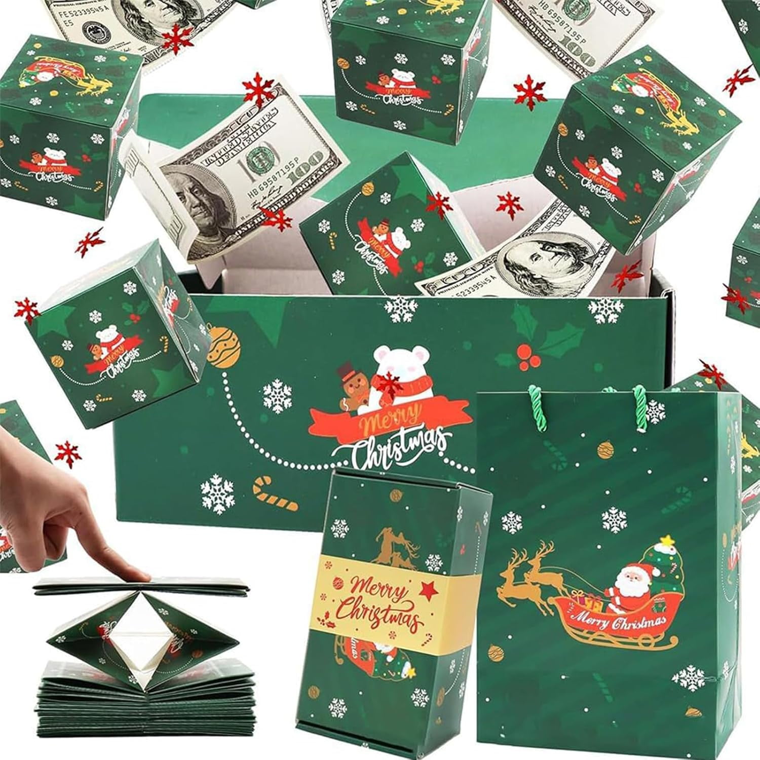 Surprise Gift Box Explosion - 2025 Newly Merry Christmas Surprise Gift ...