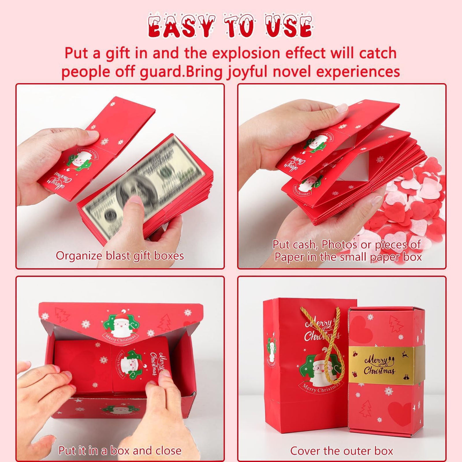 Surprise Gift Box Explosion for Money,2024 Newly Surprise Gift Box ...