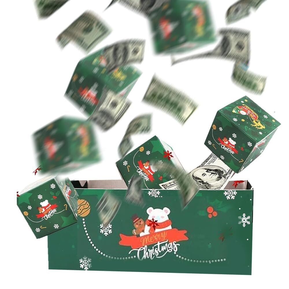 Surprise Gift Box Explosion for Money, 2026 New Merry Christmas ...