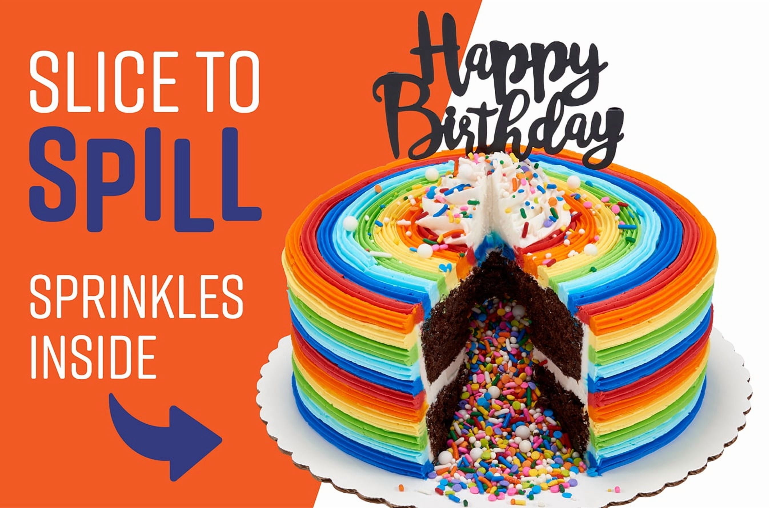 Surprise Inside Pinata Cake Rainbow - Walmart.com