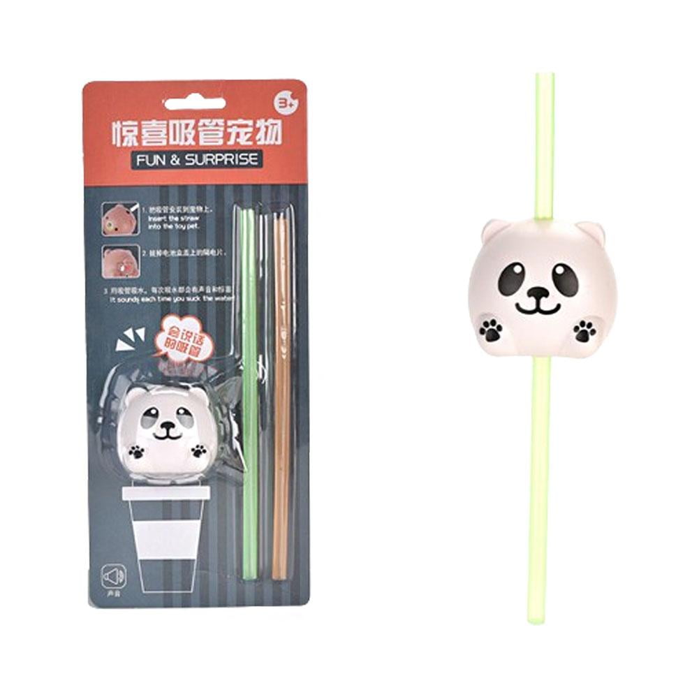 Surprise Pet Sound Straws - Fun Animal-shaped Straws for Kids Drinking ...