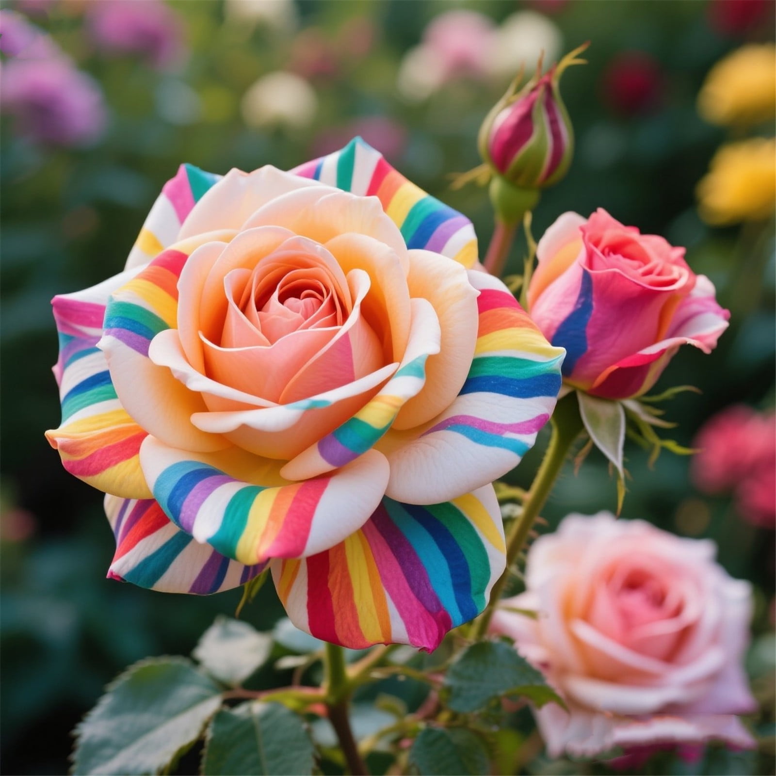 Surprising gift(Roses bulbs)Balcony decorationCreate a romantic garden ...