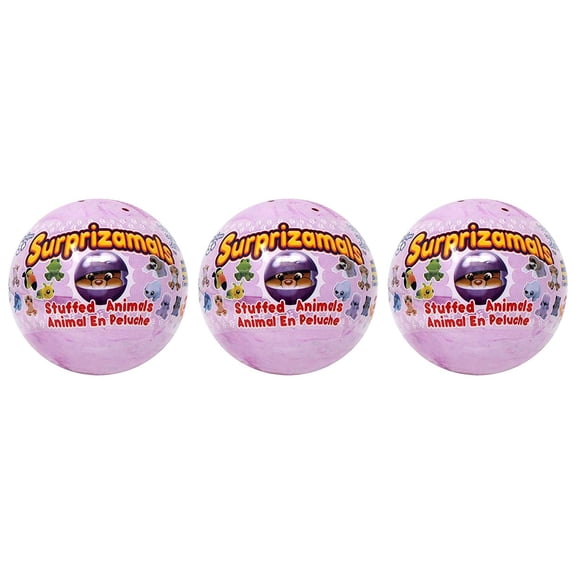 Surprizamals Wacky Series 5 Stuffed Animals 3 Capsules - Walmart.com