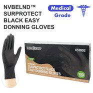 SemperForce Black Nitrile Examination Gloves 5 mil - 1000 Pcs | Large - Walmart.com