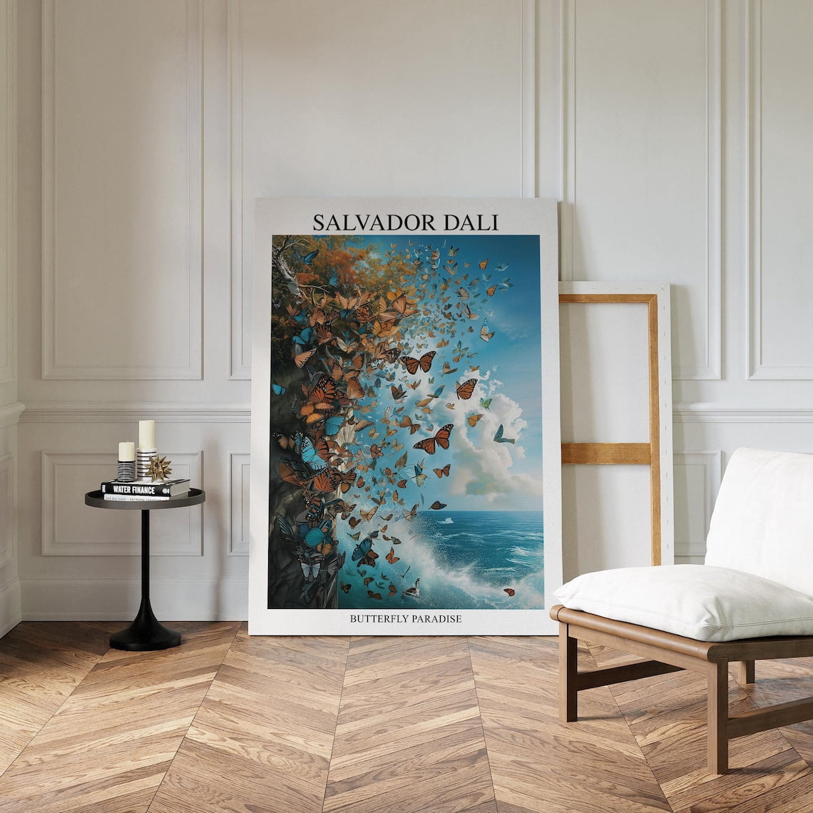 Surreal Butterfly Gallery Style Wall Art, Unframed Canvas Size 24x36 ...