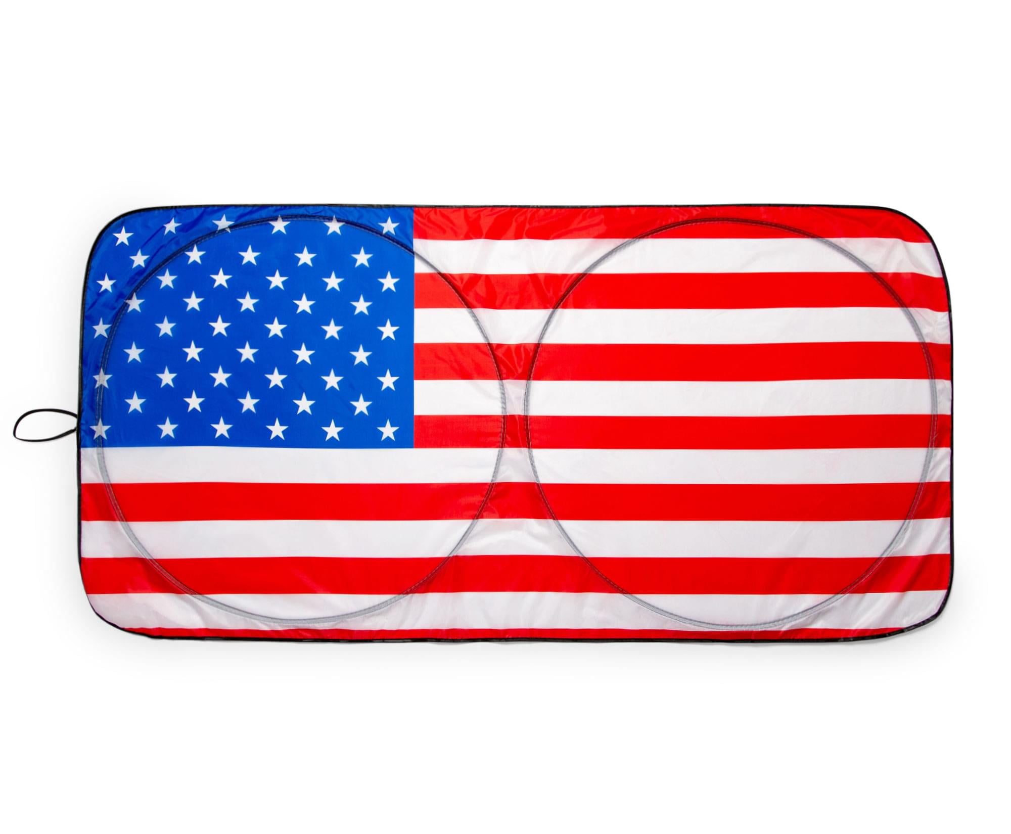 American Flag Sunshade for Vehicle Windshield | Universal Interior ...