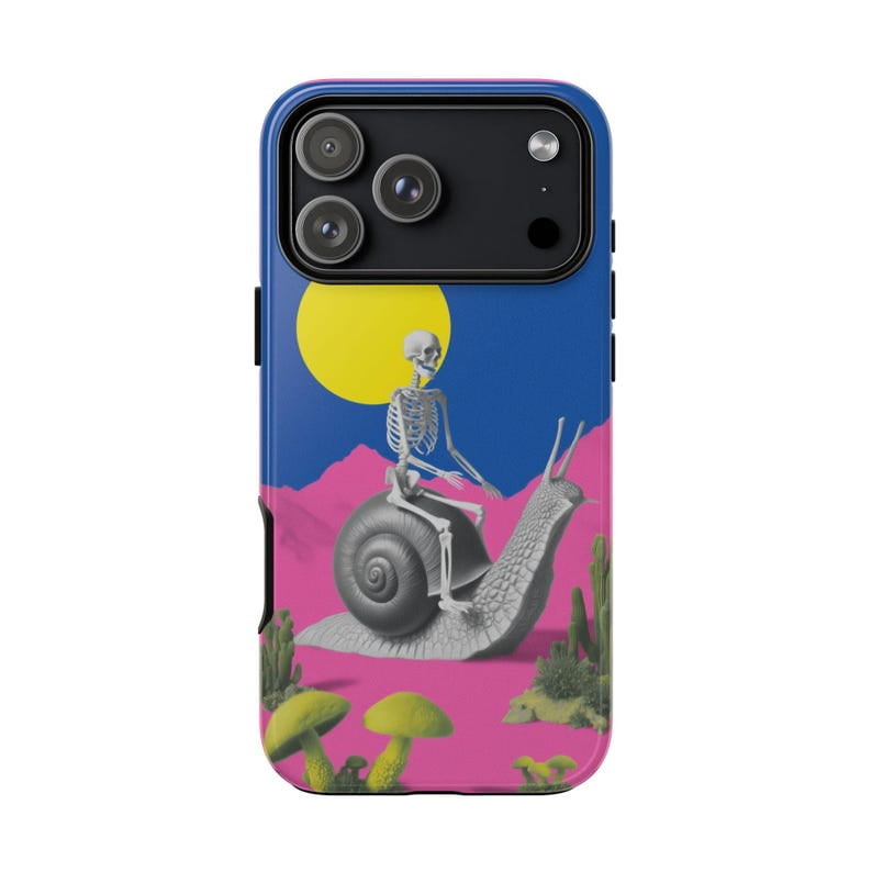 Surreal Giant Snail Dreamscape Abstract Scene Case with iPhone 17 to 11 ...
