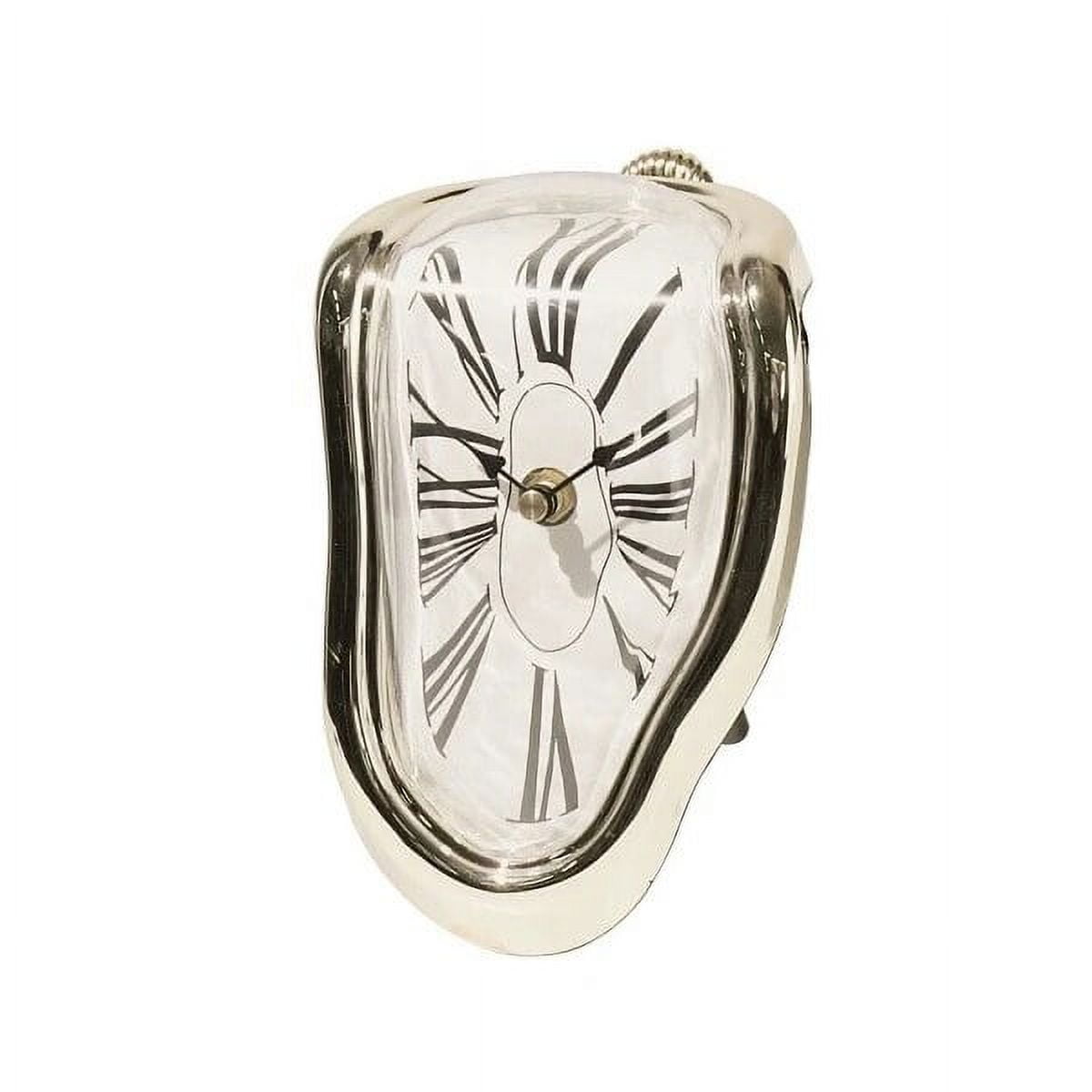 Surreal Melting Clock Silent Melted Wall Clock Salvador Dali Style Wall ...