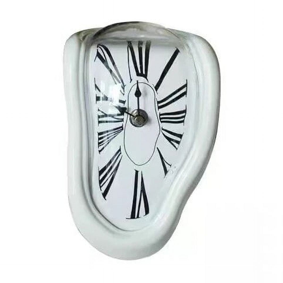 Surreal Melting Clock Silent Melted Wall Clock Salvador Dali Style Wall ...