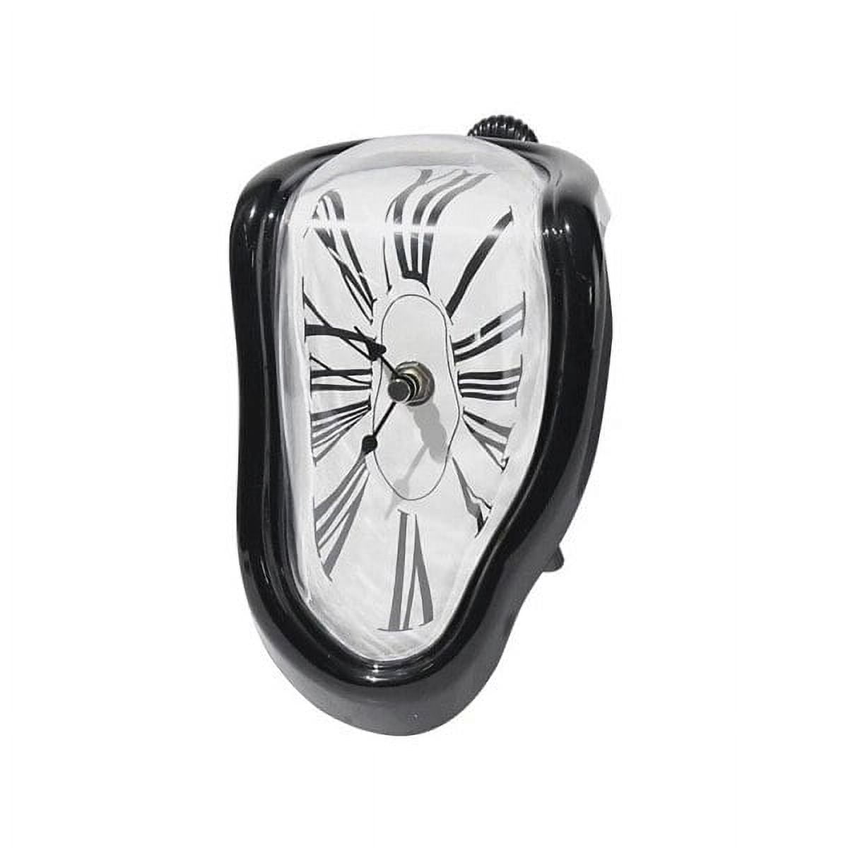 Surreal Melting Clock Silent Melted Wall Clock Salvador Dali Style Wall ...