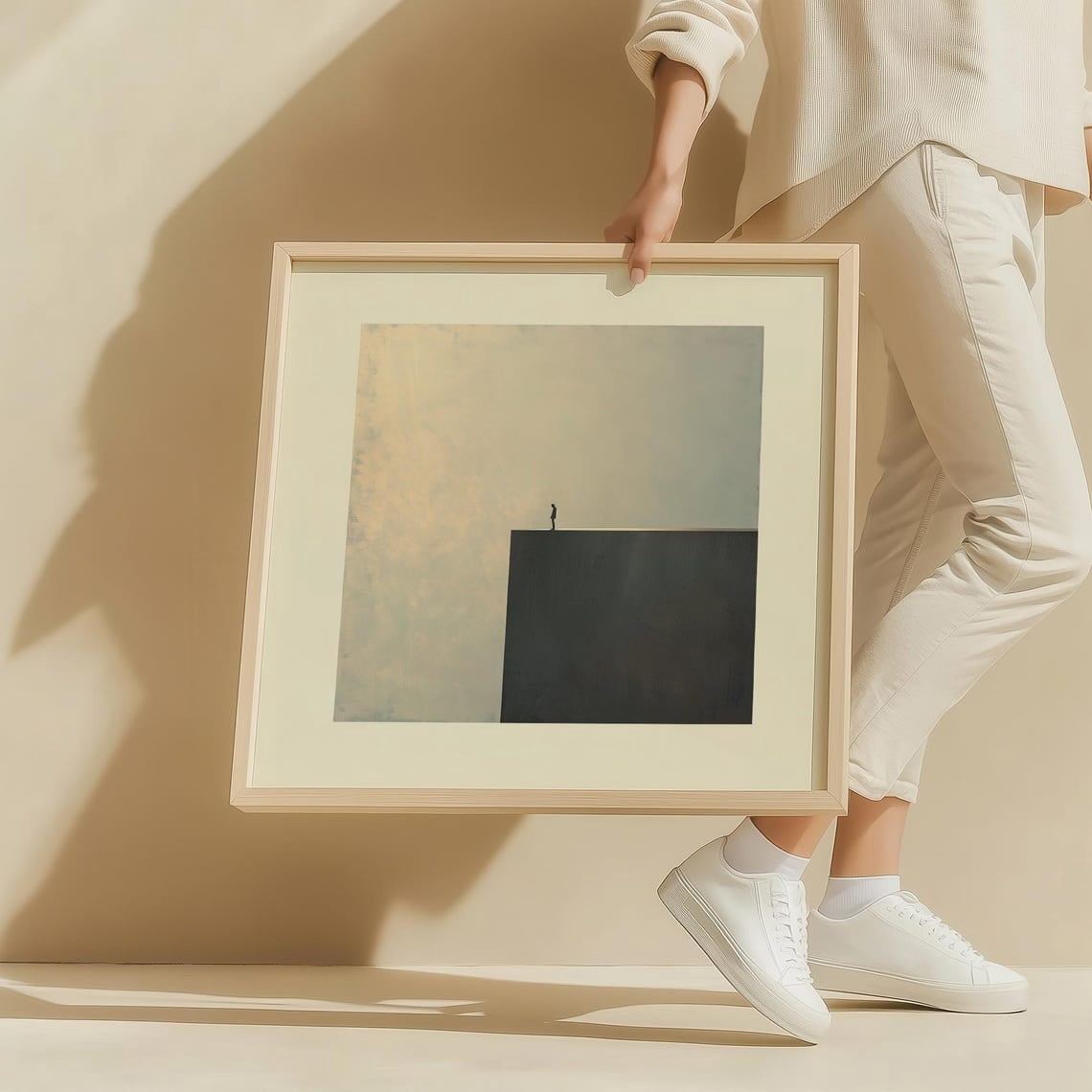 Surreal Minimalist Wall Art Existentialist Poster Abstract Thought ...