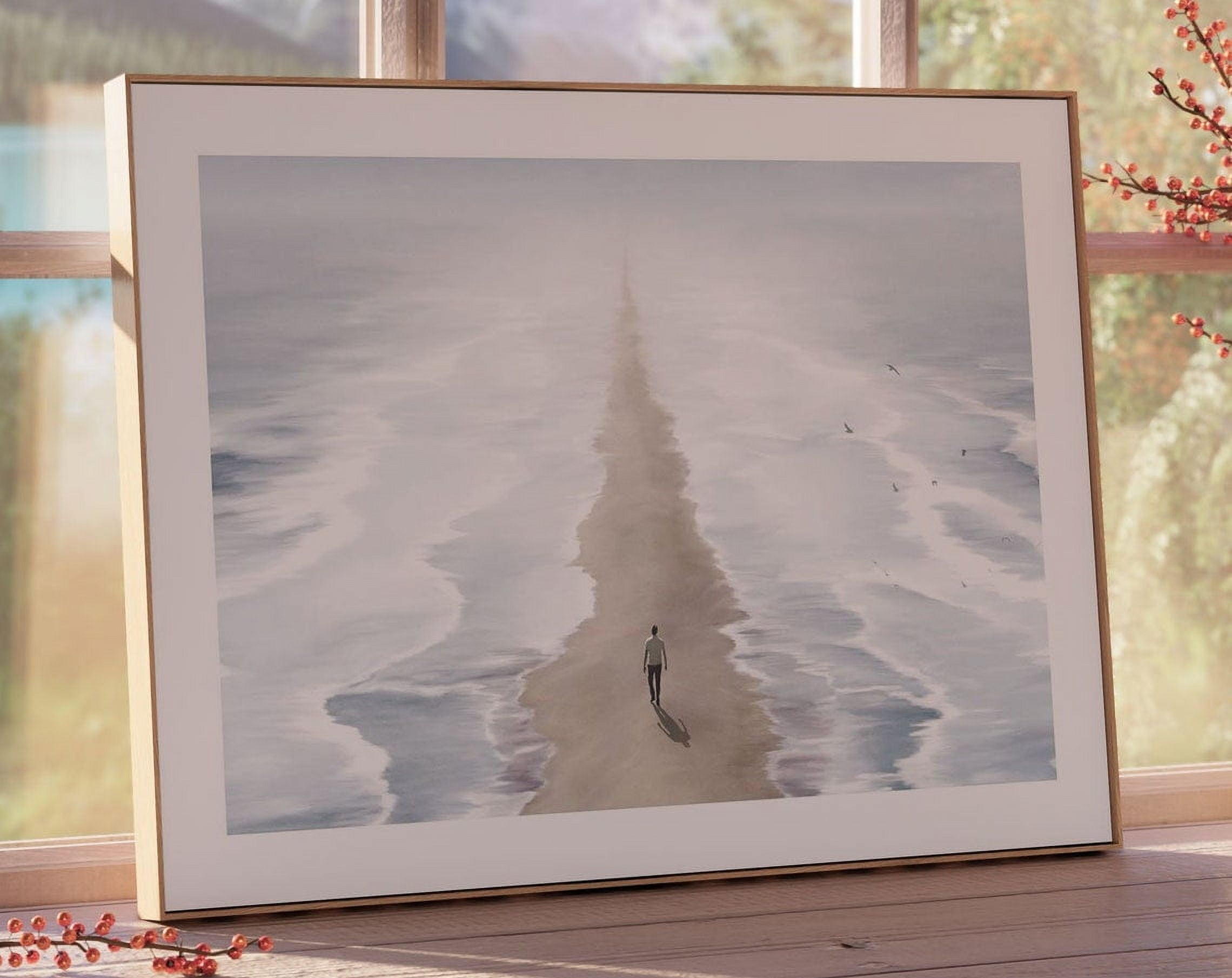 Surreal Path Between Seas Poster, Poster, Poster Print, Wall Decor ...