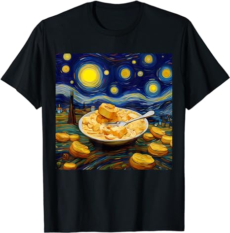 Surreal Starry Night Banana Pudding T-Shirt - Walmart.com