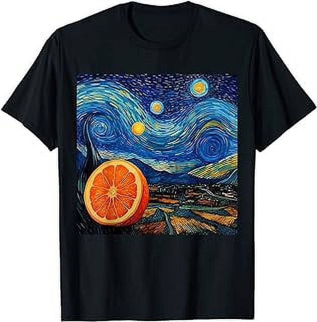 Surreal Starry Night Grapefruit T-Shirt - Walmart.com