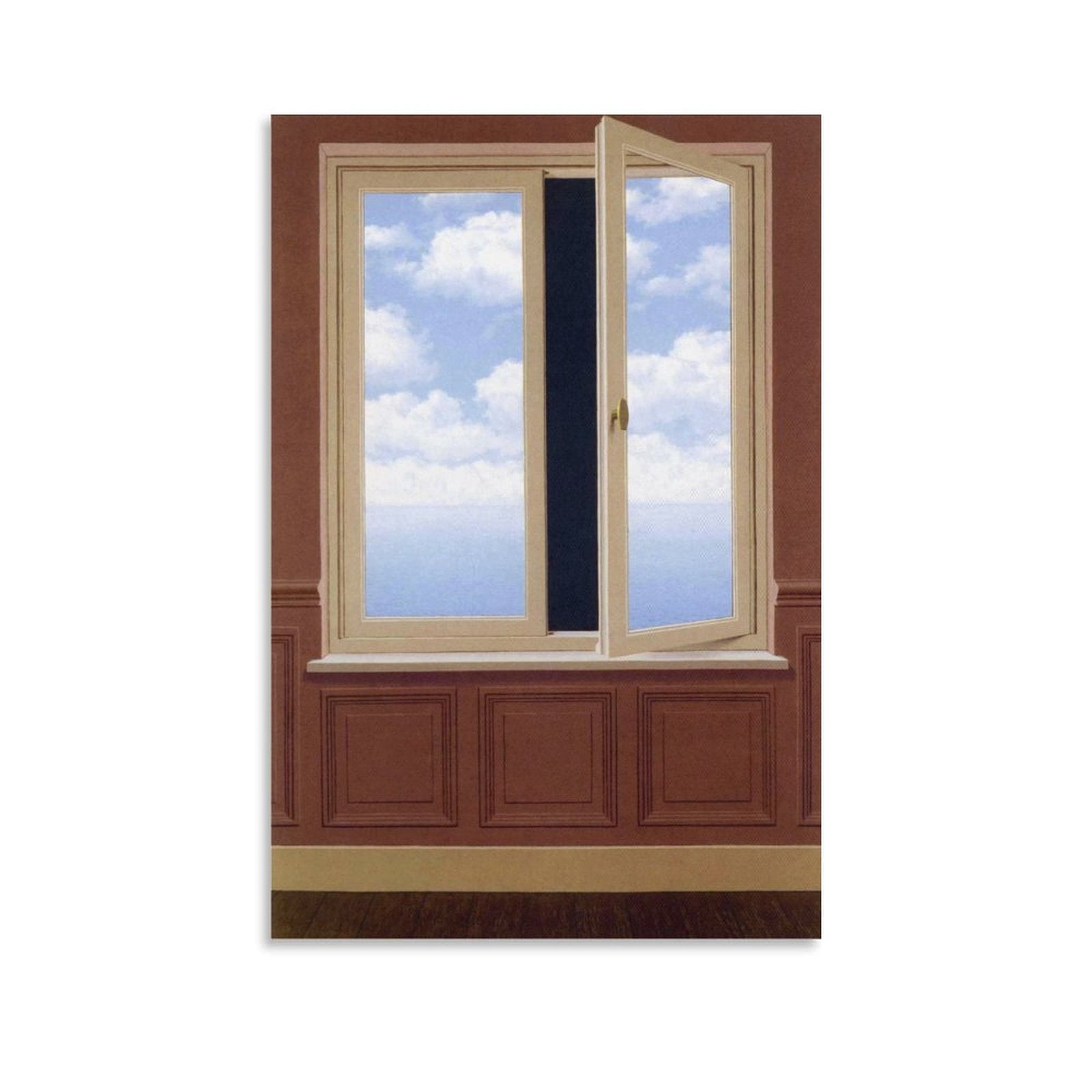 Surrealist Artist Looking Glass Rene Magritte Poster Posters Art Print ...