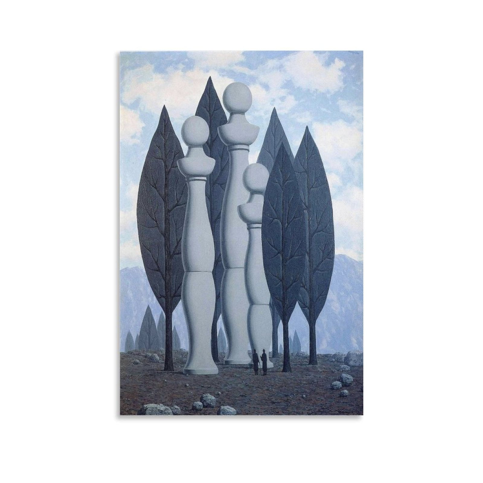 Surrealist Artists Rene Magritte Art Conversations Poster Painting On ...