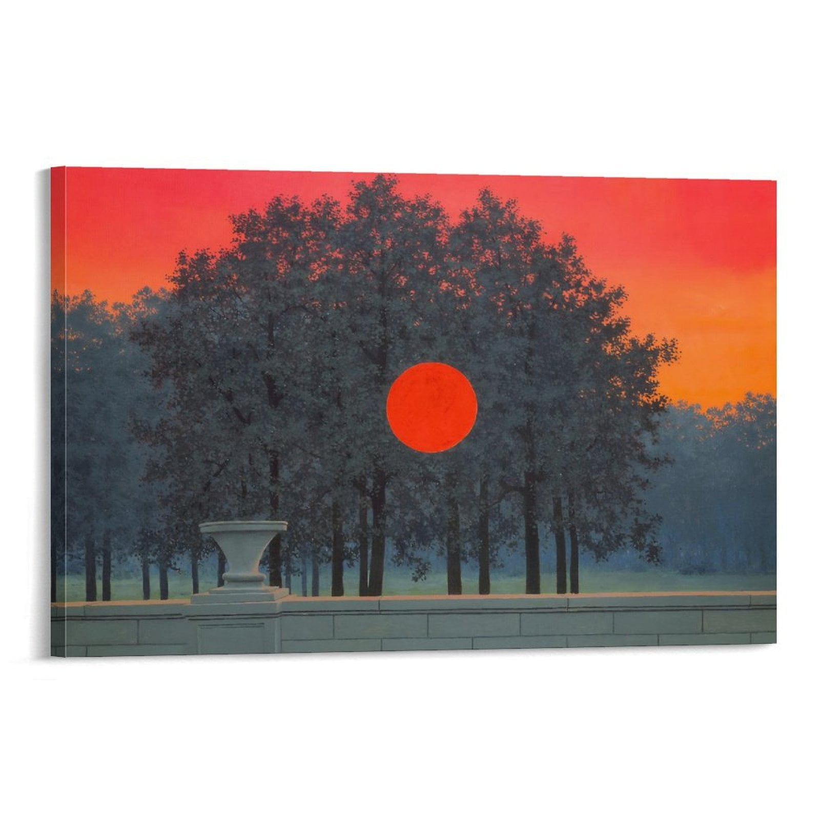 Surrealist Artists Rene Magritte Banquet Poster Wall Art Poster Scroll ...