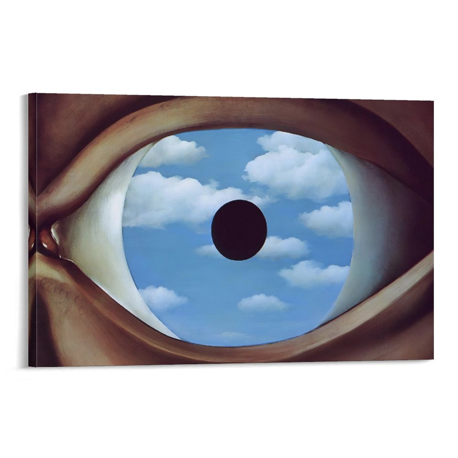 Surrealist Artists Rene Magritte Fake Mirror Poster Posters Art Print ...