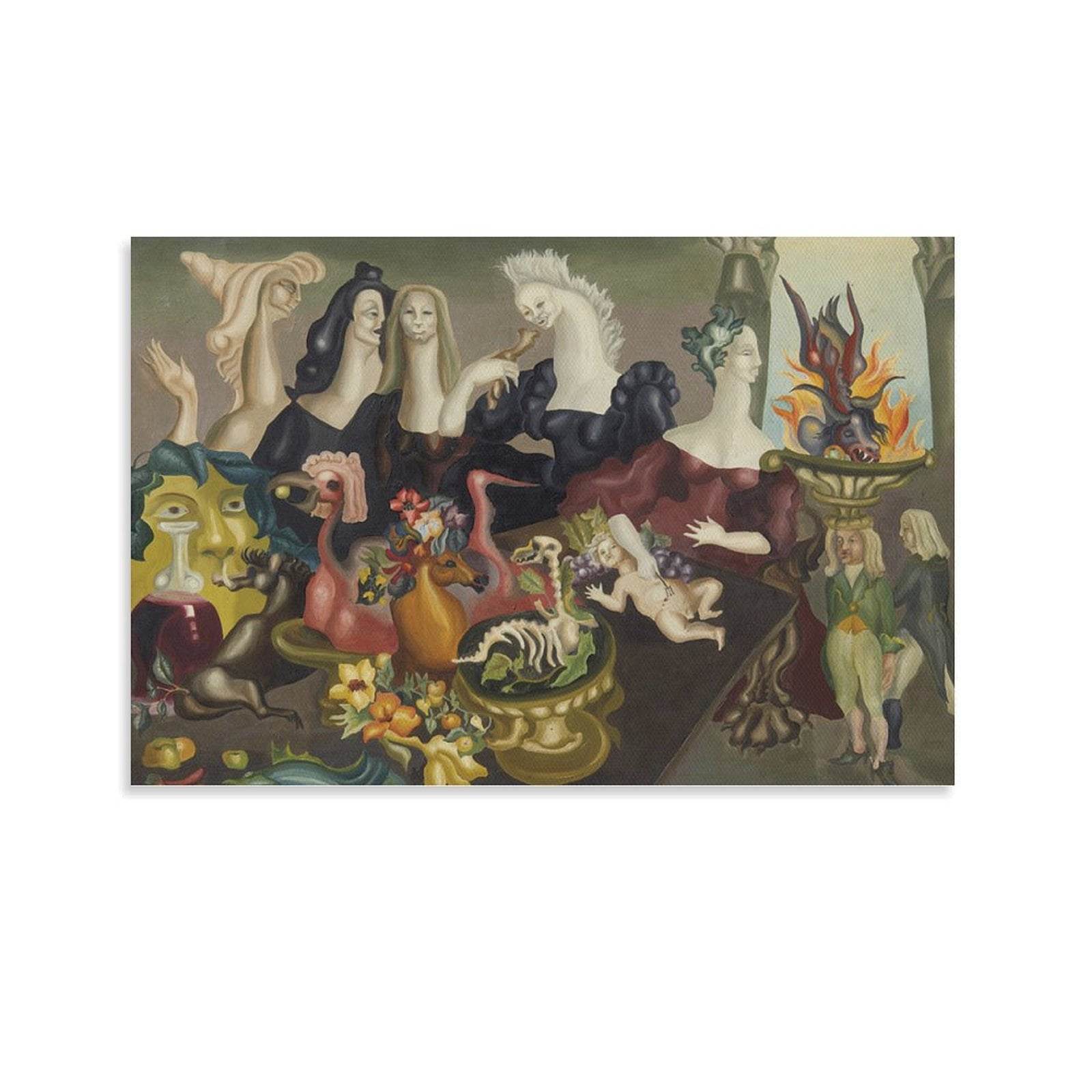 Surrealist Painter Leonora Carrington Works Poster Poster Decorative ...