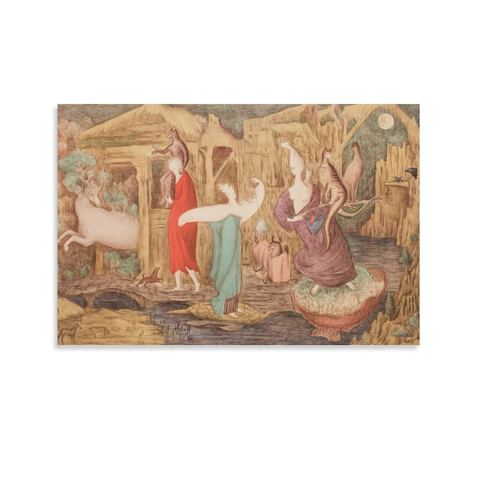 Surrealist Painter Works by Leonora Carrington Poster Poster Decorative ...