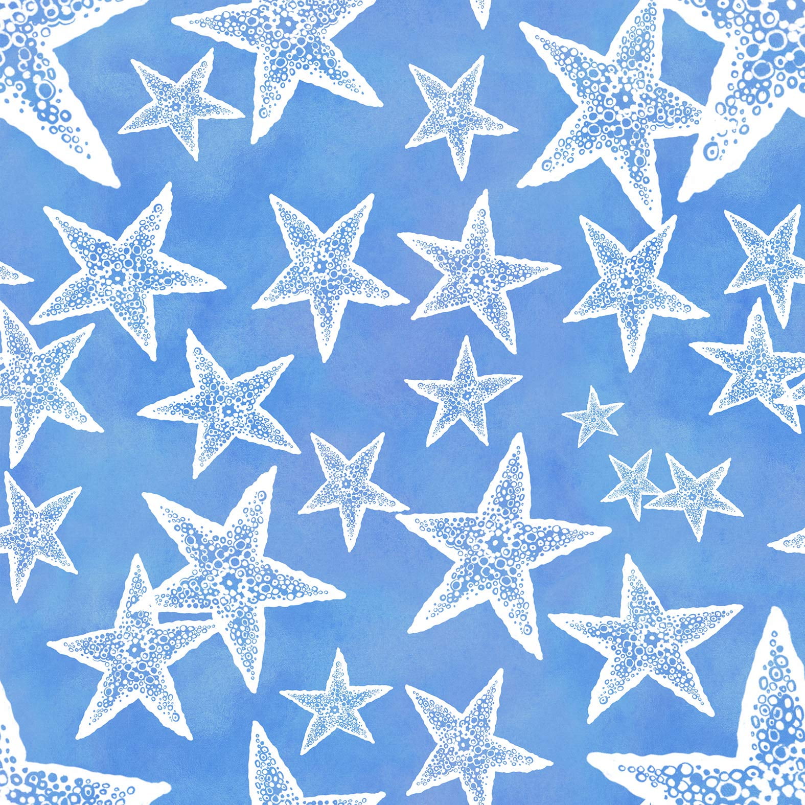 Surrender Collection, Sea Stars On Blue,44 Inches,SSTF019 - Walmart.com