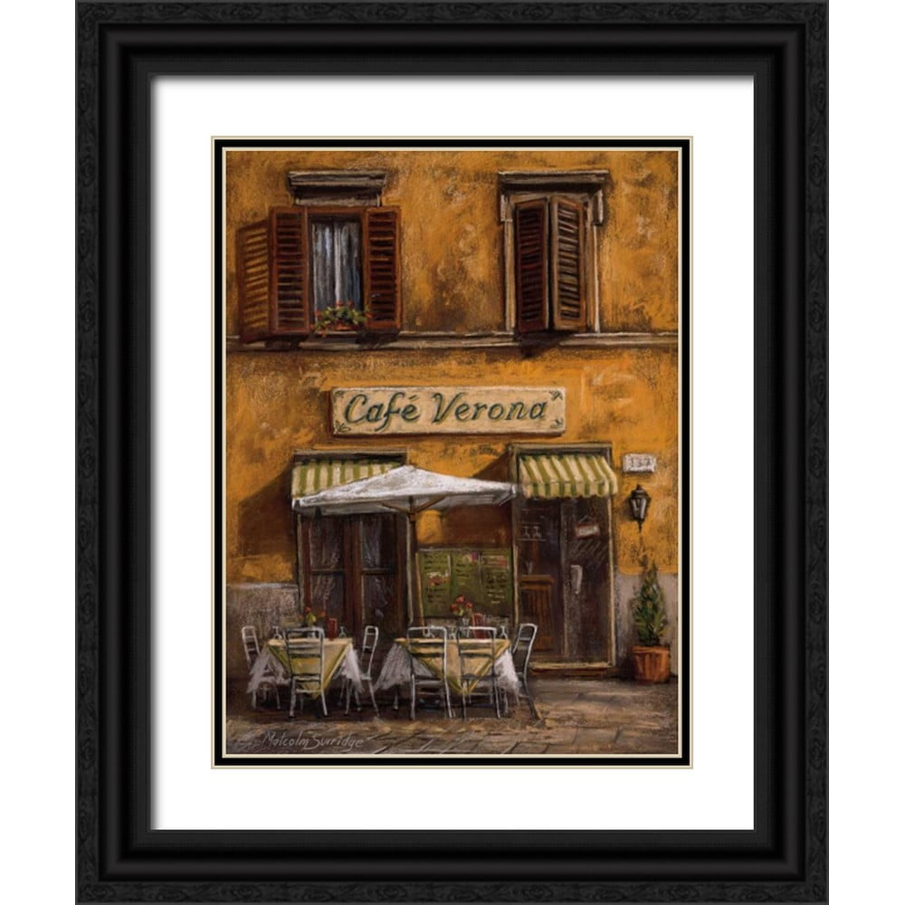 Surridge, Malcolm 15x18 Black Ornate Wood Framed with Double Matting ...