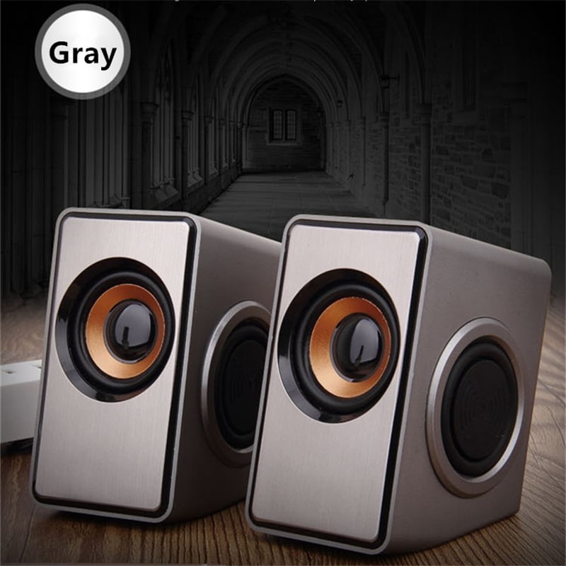 Surround Computer Speakers with Deep Bass USB Wired Powered Multimedia ...