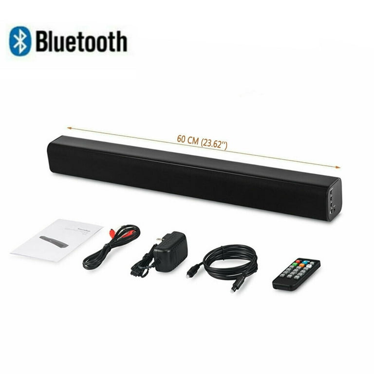 Supersonic 35-in Bluetooth Compatibility Black Sound Bar, 40% OFF