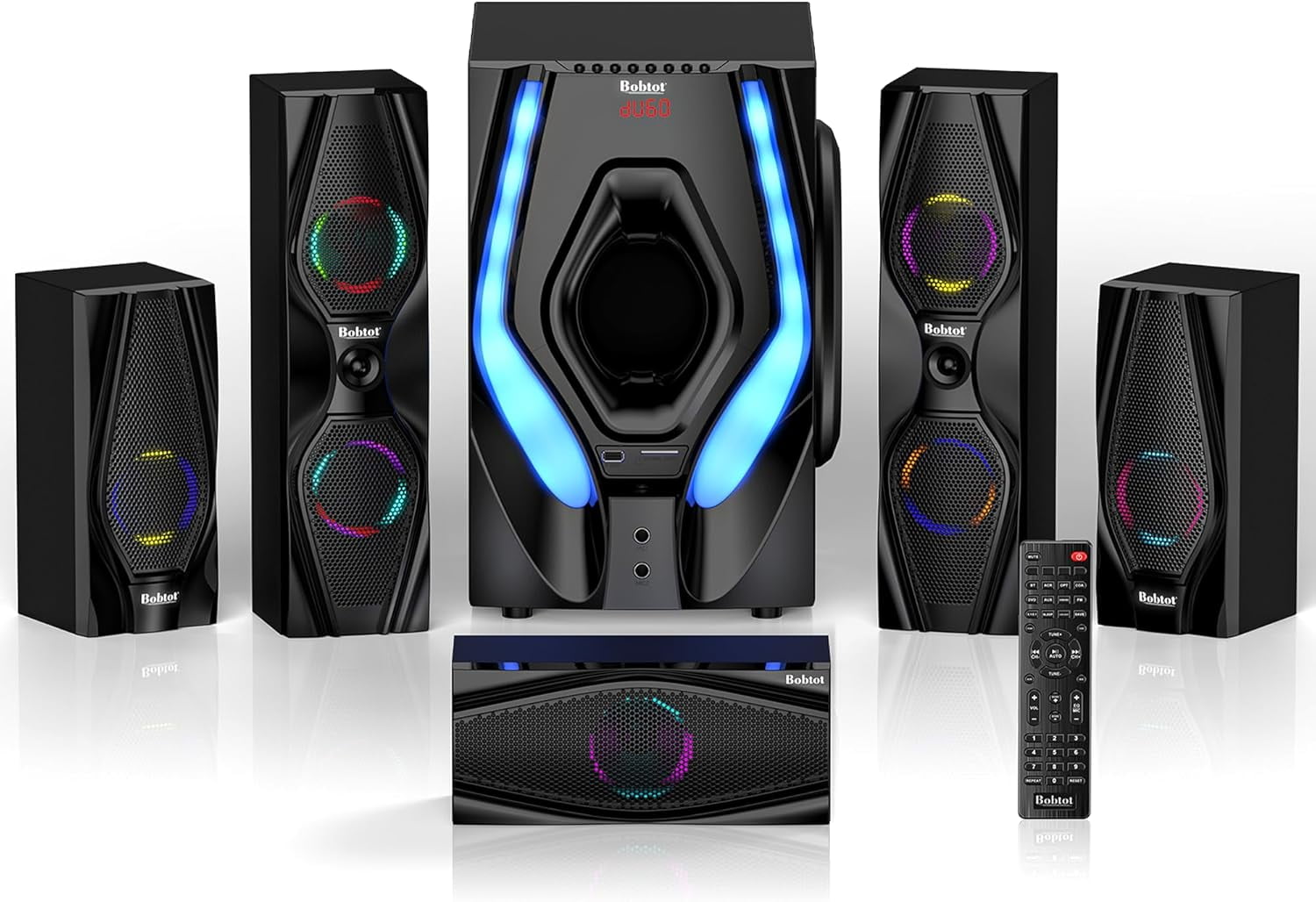 Surround Sound Systems Home Theater System - 1200 Watts Peak Power 10 ...