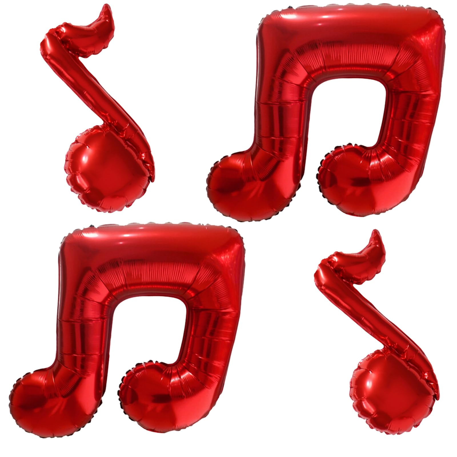 Vibrant Red Note-ShapedEGSC Foil Balloon for Musical Party Decor Red ...