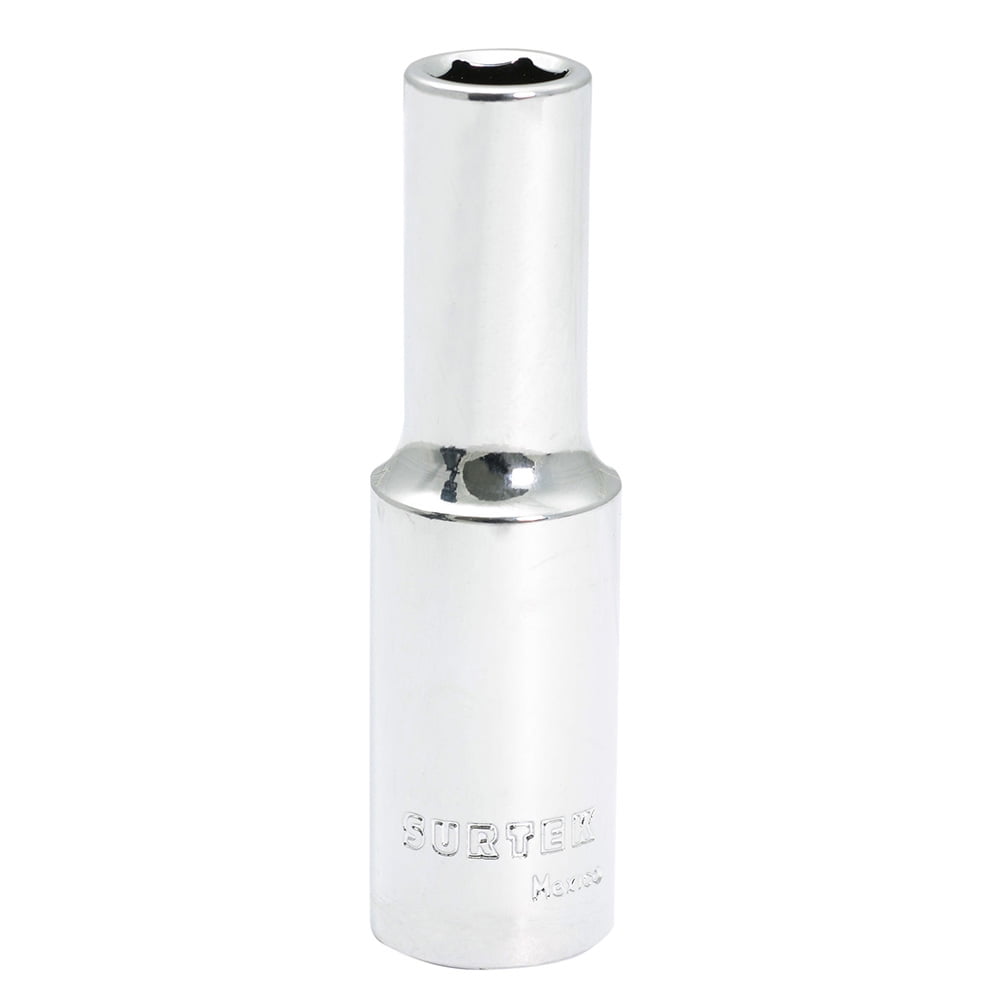 Surtek 1/2” Long Socket, 6 Points 13 mm , F5813HLM - Walmart.com