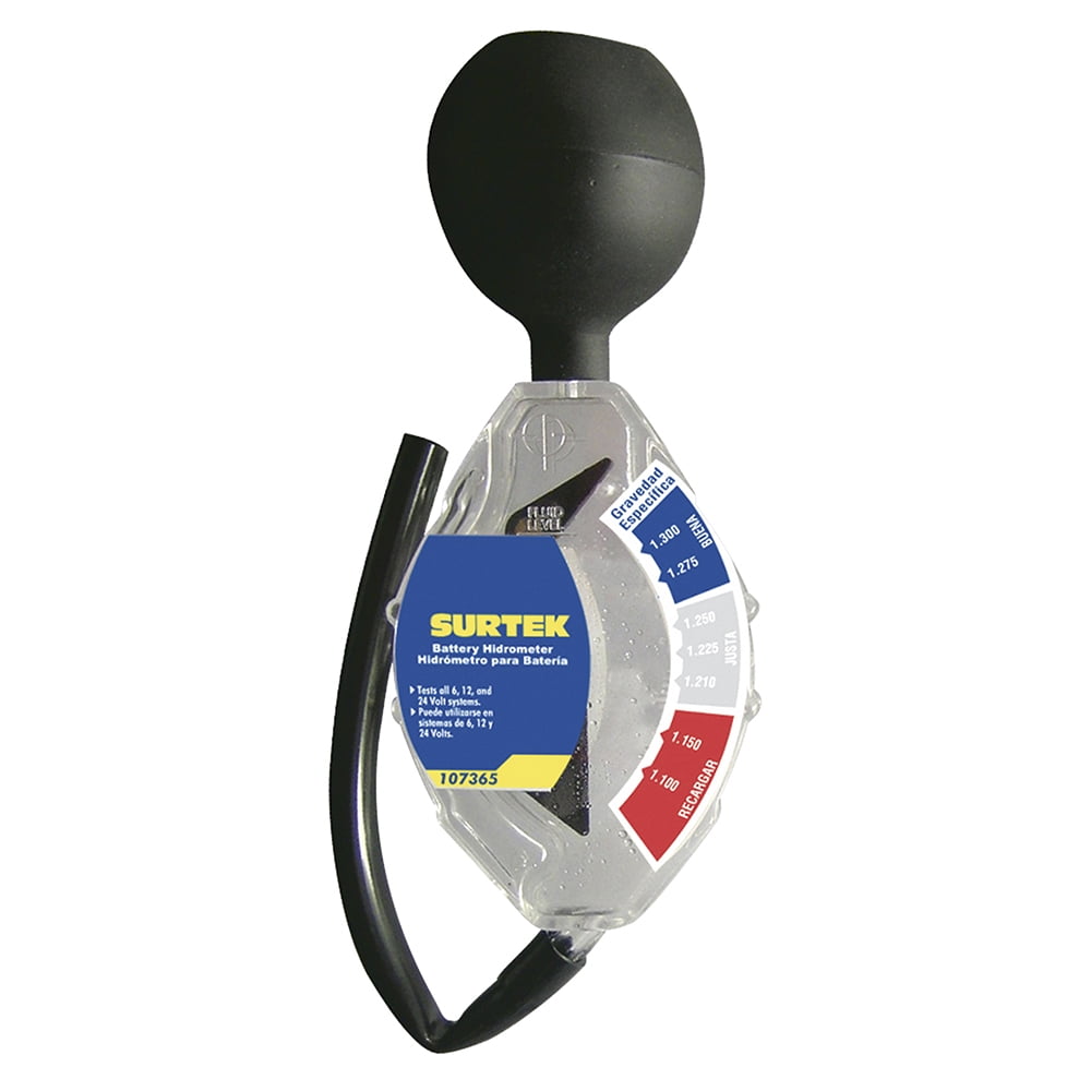 Surtek Battery Hydrometer 1100 - 1300 G/cm2 - Walmart.com