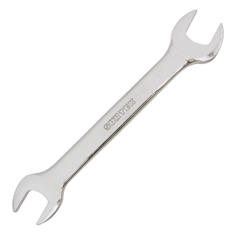 Surtek Flat Wrench 45°, 7/16x1/2", Steel - Walmart.com