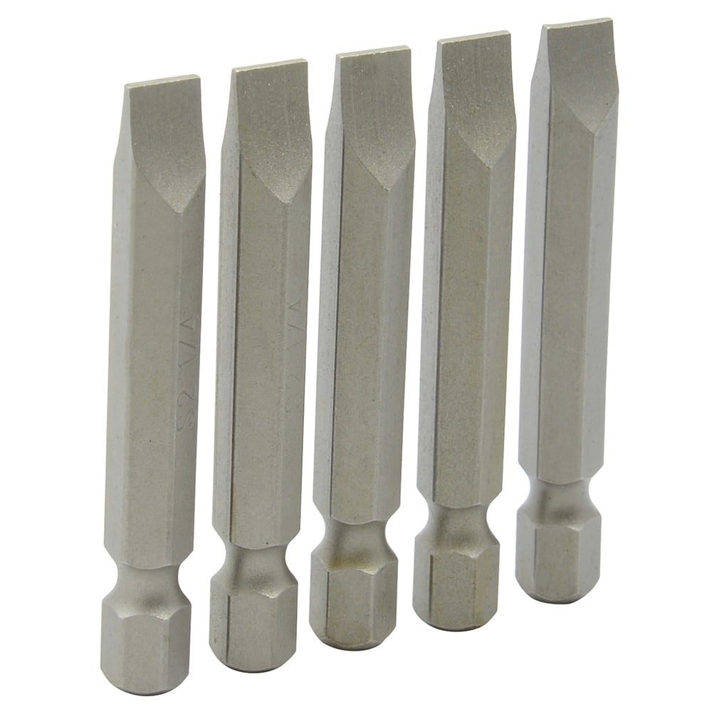 Surtek, Interchangeable Phillips #1/4" Slotted Power bit set, 5-Pieces ...