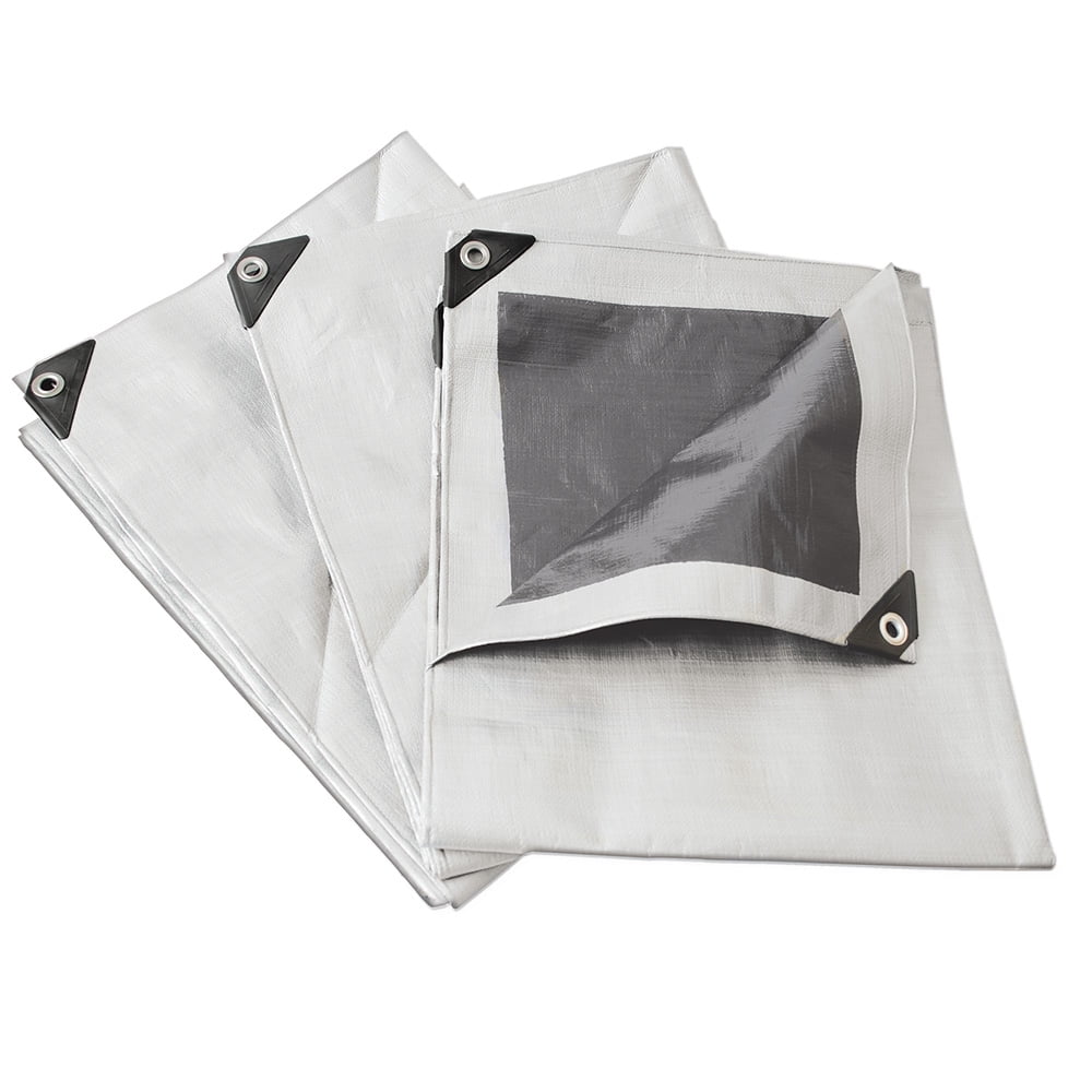 Surtek Reinforced Tarp White Color 4 X 6 M - Walmart.com