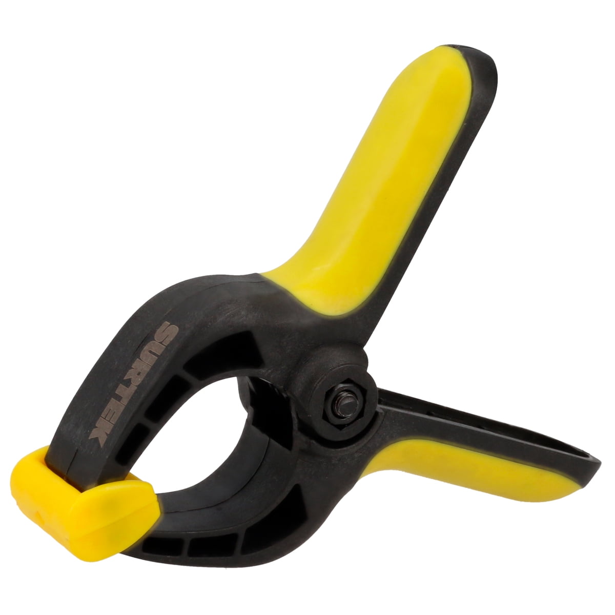 Surtek Spring Clamp 4" High-resistance Plastic YellowBlack Bimaterial ...