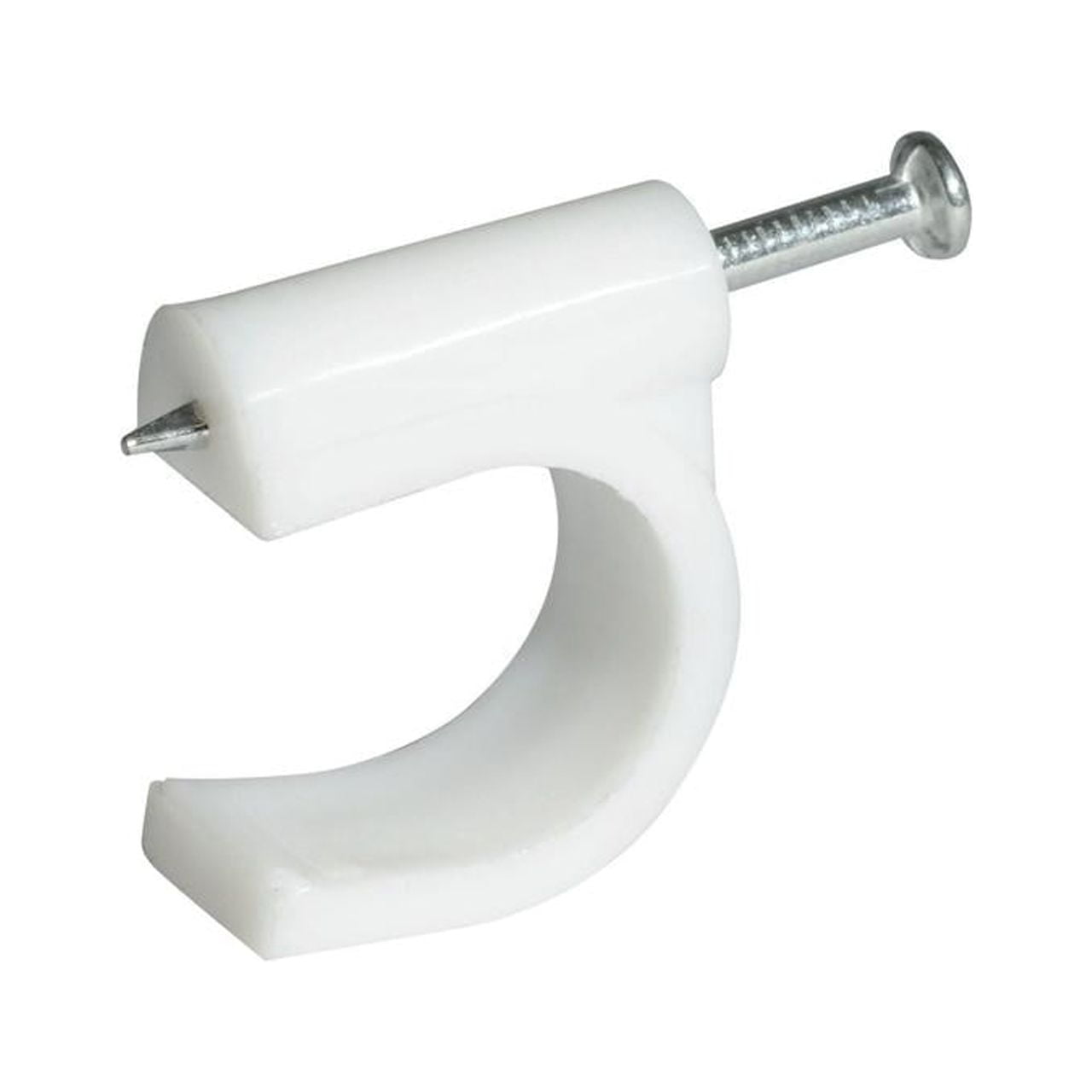 Surtek White Coaxial Cable Clips, 5 mm, 20 Pieces - Walmart Business ...