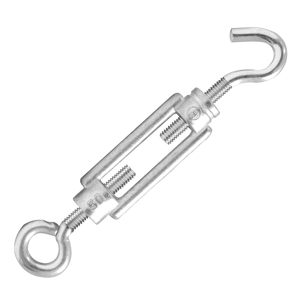 Surtek Zinc Turnbuckle Screw Hook to Eye 5/16", Steel - Walmart.com