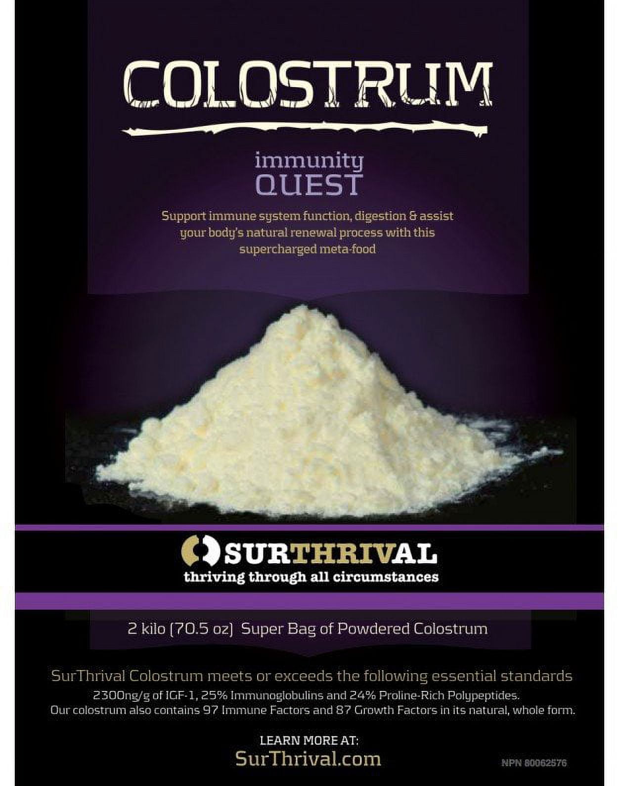 Surthrival Colostrum 2 Kilo - Walmart.com