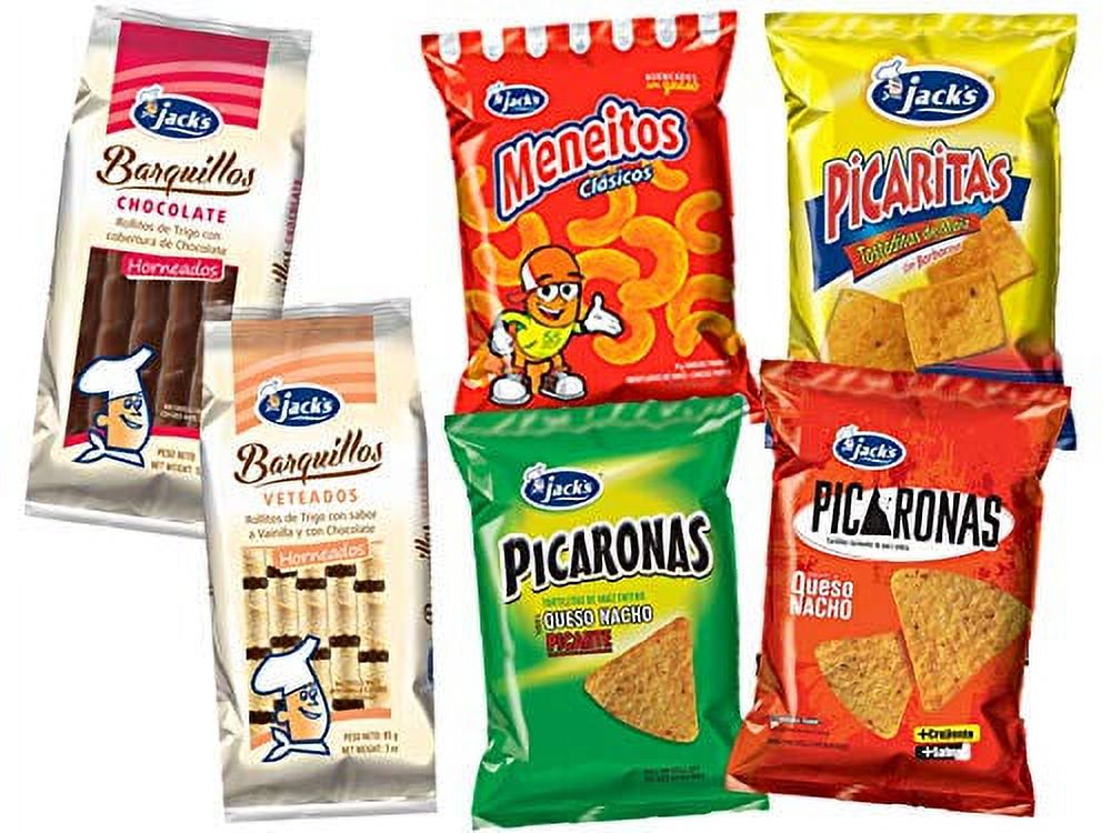 Surtido Picaritas, Picaronas, Meneitos, Barquillos - 6 Pack Assorted ...