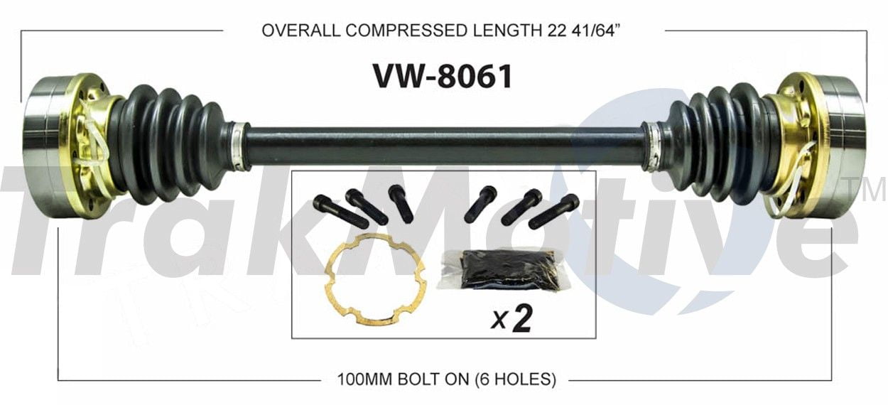 Surtrak Axle VW-8061 CV Axle Shaft Fits select: 1982 VOLKSWAGEN VANAGON ...