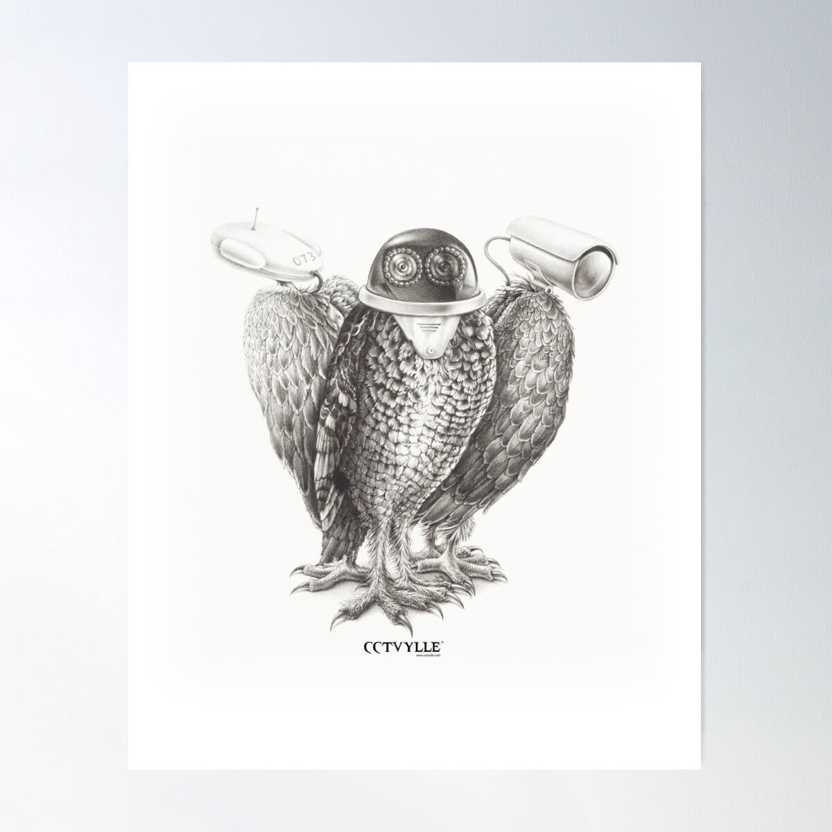 Surveillance Birds - London Birdswatch Poster Wall Art, Modern Wall ...