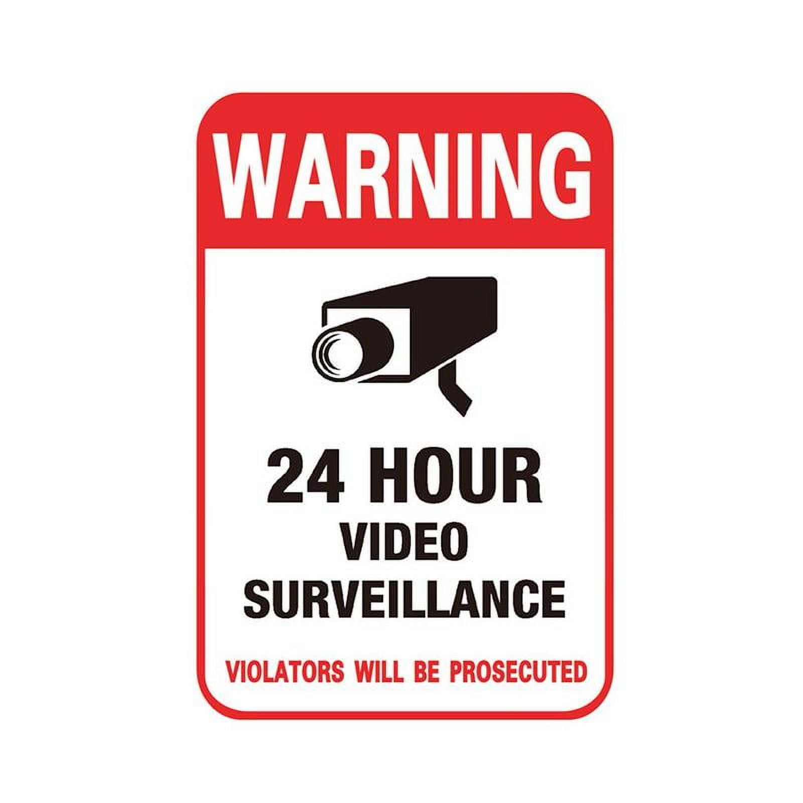 Surveillance Security Camera Video Sticker Warning Decal Sign Stickers ...