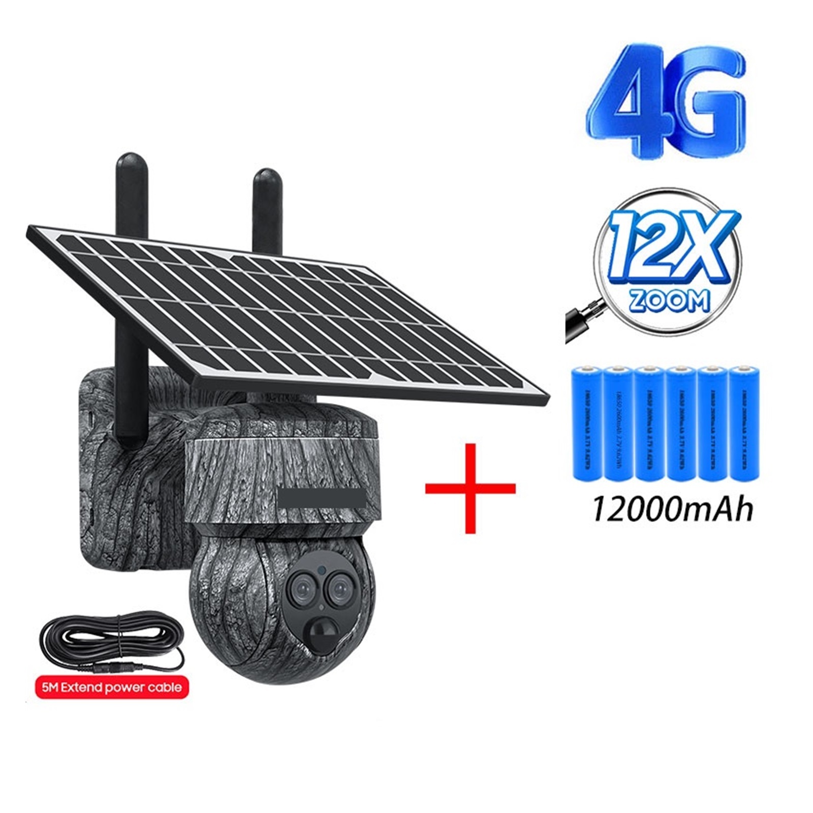 Surveillance and security cameras 8MP 4G SIM Card/WIFI Solar Camera ...