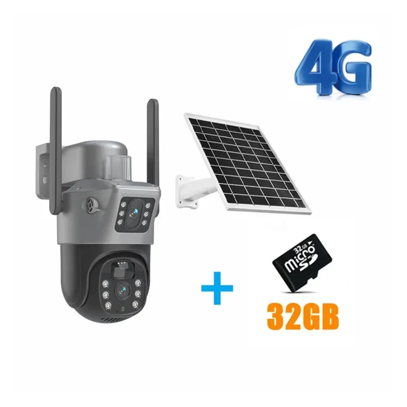 Surveillance camera 4K 8MP 4G Sim Card Solar Cell Camera Outdoor ...